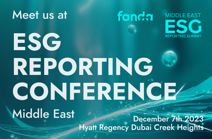 Meet Fanda at the Middle East ESG Reporting Summit 2023 - News ...
